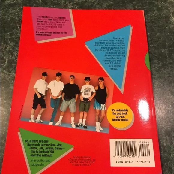 Office | Vintage 199 New Kids On The Block Scrapbook New | Poshmark